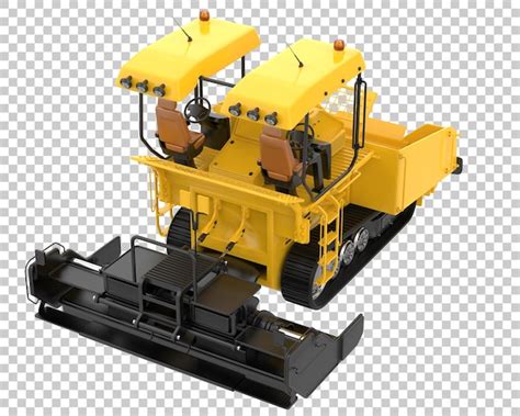 투명 한 배경 3d 렌더링 그림에 아스팔트 포장 재료 프리미엄 Psd 파일