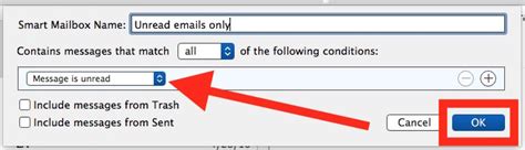 Show Only Unread Emails In Mail For Mac OS X