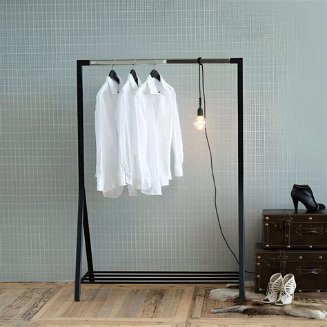 Brent Clothes Rack Black Metal Buy Online Cfs Uk