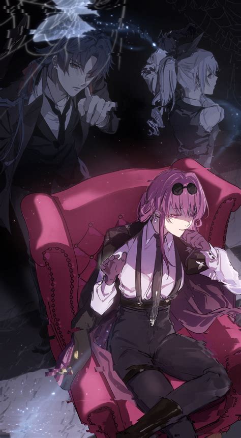 Kafka Silver Wolf And Blade Honkai And More Drawn By Zassyoku Dd