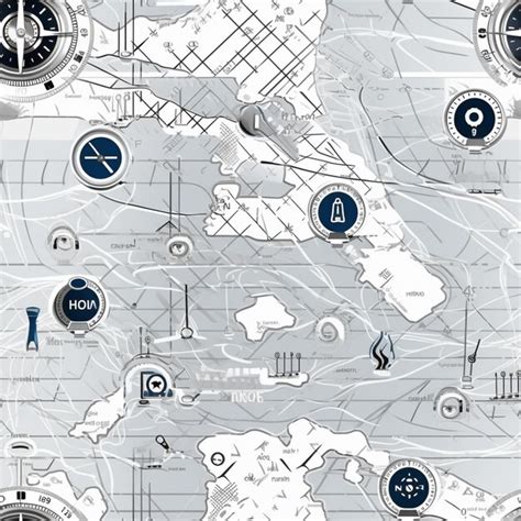 Premium Ai Image A Close Up Of A Map With A Lot Of Different Types Of Clocks Generative Ai