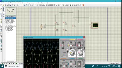 Rectifier Circuit Simulation Using Proteus Youtube
