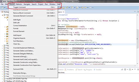 Eclipse Ide How To Comment And Uncomment Line And Block Benchresourcesnet