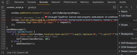 Javascript Ntimeonmessageaddlistener Is Undefined In