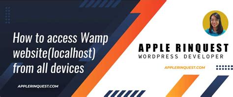 how to access the wamp website localhost from another computer tablet and mobile freelance