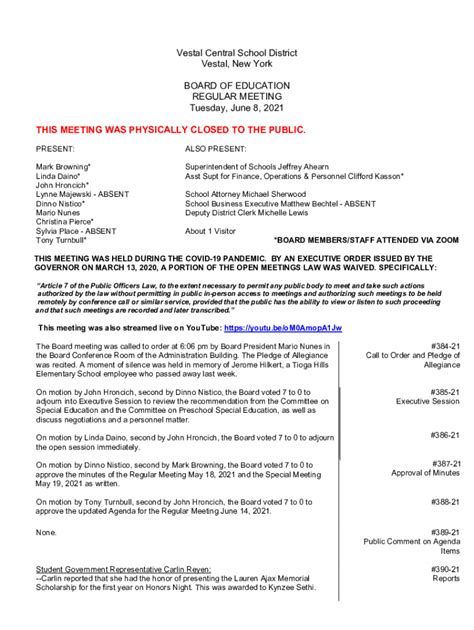 Fillable Online Vestal Csd Report Card Fax Email Print Pdffiller