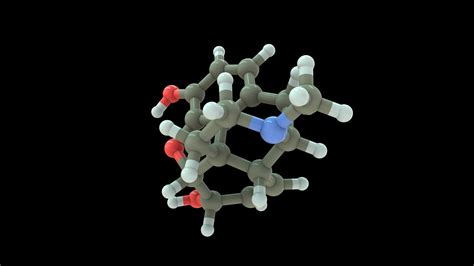 3d Morphine Structure Model Turbosquid 2220456