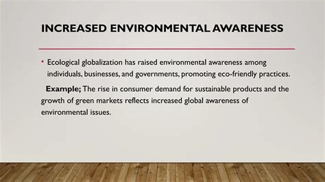 Ecological Globalization Humanistaa Pptx