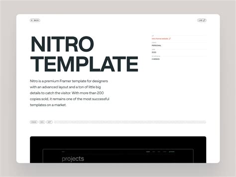 Nick Stepuk — Framer Portfolio Website By Nick Stepuk On Dribbble