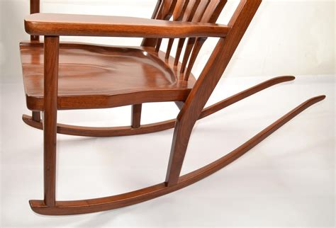 Sam Maloof Style Sculptural Rocking Chair 1979 American Walnut Arts And