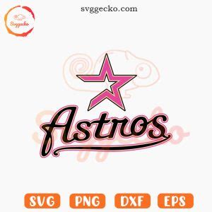Astros Pink Svg Houston Astros Svg Png Eps Dxf Cutting Files Gecko
