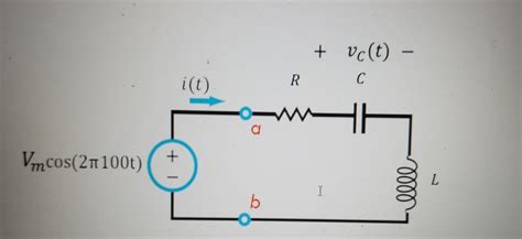 Solved Vc T I T R C Weo Vmcos Llll I B Chegg Com