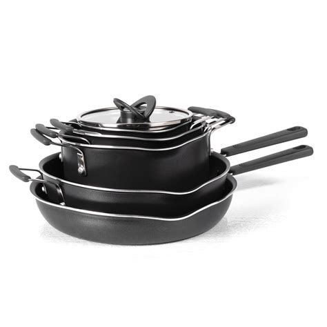 T Fal Stackables Titanium Nonstick Multipurpose Space Saving 10 Piece