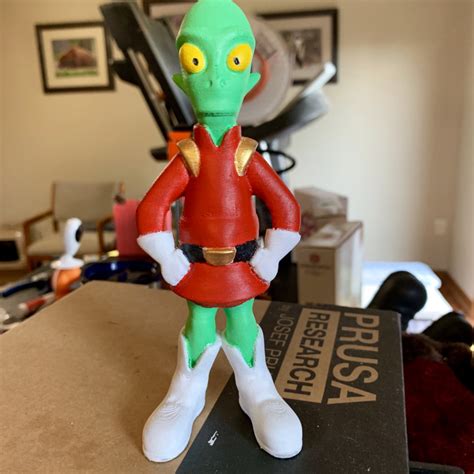 3d Print Of Kif Kroker From Futurama By Twobrains3d