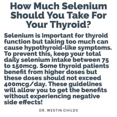 How To Use Selenium To Support Your Thyroid