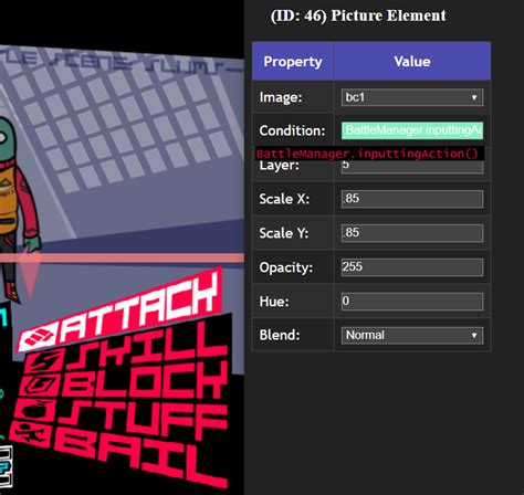 SRD HUD Maker Change Images When An Action Is Being Selected During Combat RPG Maker Forums