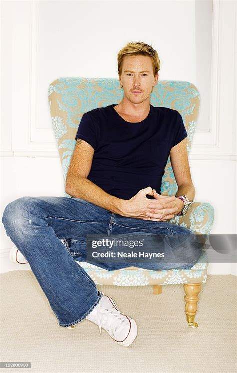 Celebrity Hairdresserstylist Ben Cooke Poses For A Portrait Shoot In