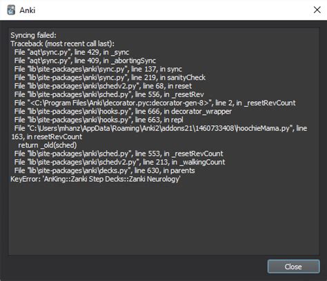 Syncing Error On Mobile Now Desktop Syncing And Ankiweb Anki Forums