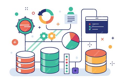 Diferentes Tipos De Dados Representados De Forma Visual Mostrando Tendências Padrões E Relações