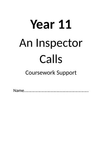 Igcse Coursework Sow Teaching Resources