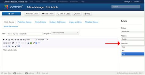 How To Feature An Article On Your Joomla Homepage InMotion Hosting