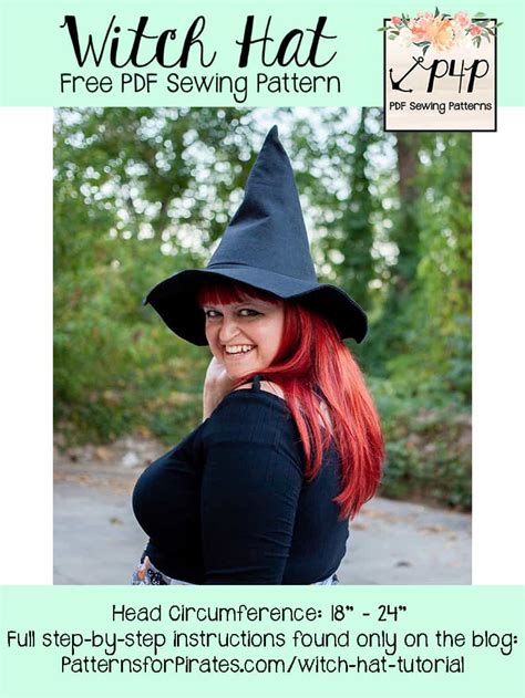 Witch Hat Free Sewing Pattern Tutorial Patterns For Pirates