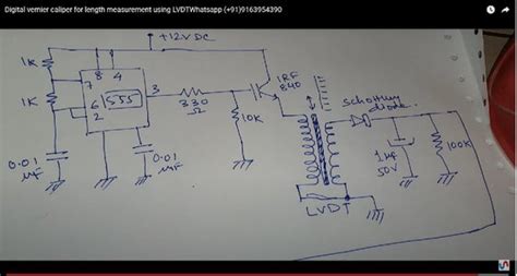 digital vernier caliper for length measurement using lvdt and arduino uno instructables