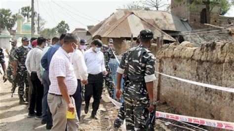 Birbhum Violence Eyewitness Claims Fire Brigade Personnel Waited For