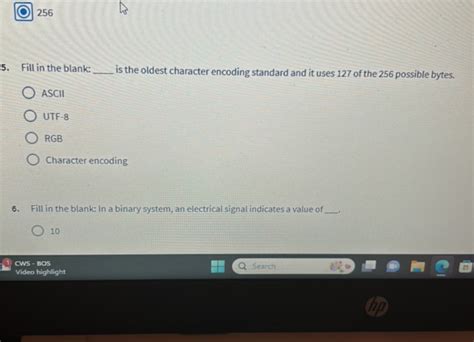 256 5 Fill In The Blank Is The Oldest StudyX