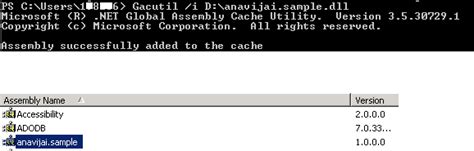 How To Install Or Uninstall Dll In Gac Using Powershell