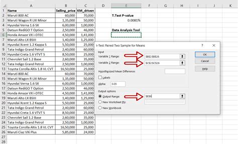 How To Find The P Value In Excel Spreadcheaters