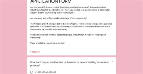 Bolanle Olowolehin On Linkedin Application Form