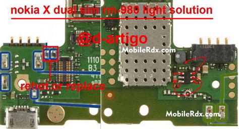 Nokia X Dual Sim Display Lighting Solution Lcd Light Ways