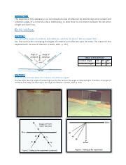 Lab Exercise 5 Reflection And Refraction Pdf INTRODUCTION The Objective Of This Laboratory