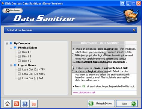 Disk Doctors Data Sanitizer Descargar
