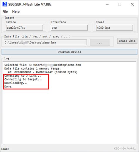 使用j Flash Lite烧写mcu软件（hexbin） Csdn博客