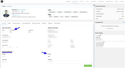 Pre Fill Form Fields With Fluentcrm Data Fluent Forms
