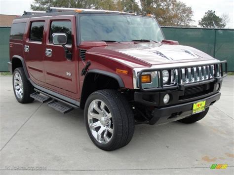 2003 Red Metallic Hummer H2 Suv 41934750 Photo 1 Car