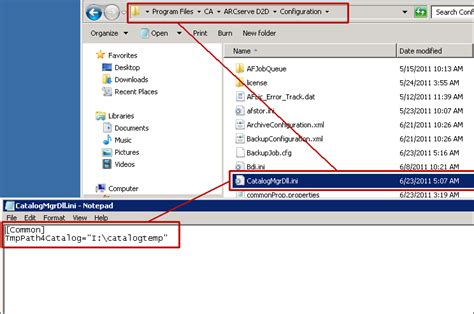 Catalog Job Fails When Backing Up A Large Number Of Files Because Not Enough Space