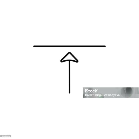 Top Alignment Icon Stock Illustration Download Image Now Abstract Arrowhead Balance Istock