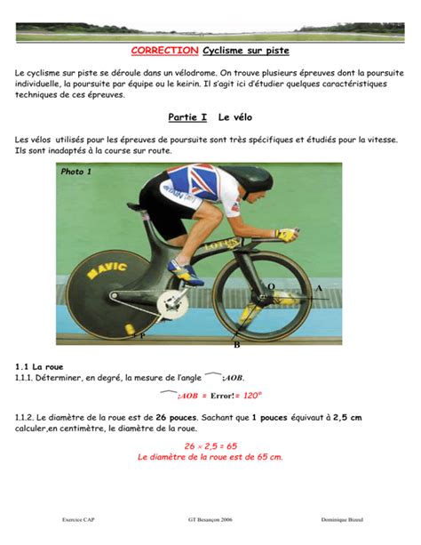 Cyclisme Sur Piste