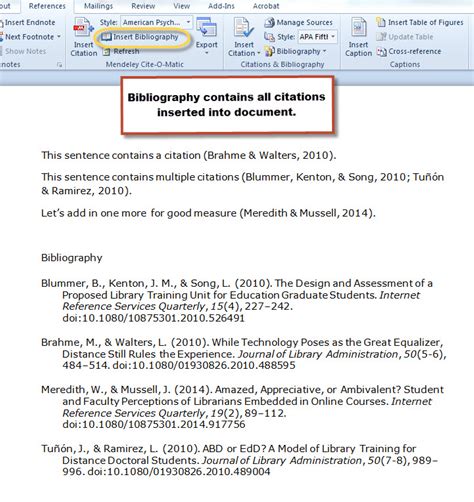 Create Citations And Bibliographies Mendeley Beginners Guide