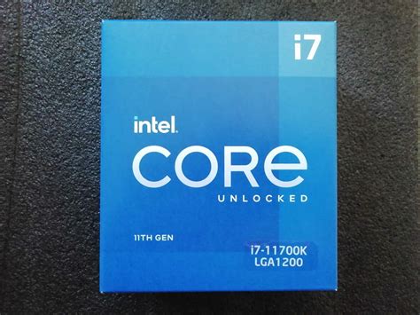 Intel Core I7 11700k Rocket Lake Desktop Cpu Delivered To First Customers Unboxing