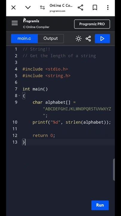 String Get The Length Of A String In C Program Coding Programminglanguage Trending
