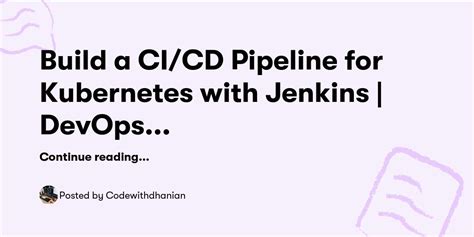 Build A Cicd Pipeline For Kubernetes With Jenkins Devops Project
