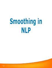 Smoothing Techniques In NLP Add 1 Add K Backoff And Course Hero
