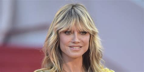 Heidi Klum Goes Topless In A Black Thongkini At Cannes Popsugar Fashion