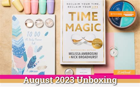 August 2023 Unboxing Sparkle Hustle Grow