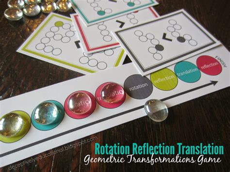 Relentlessly Fun Deceptively Educational Rotation Reflection Translation Game {free Printable}