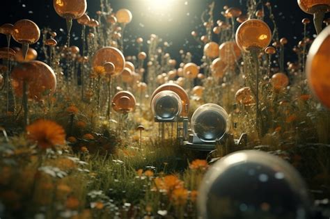 Premium Photo Abstract Representation Of Cameras As Seeds In A Generative Ai